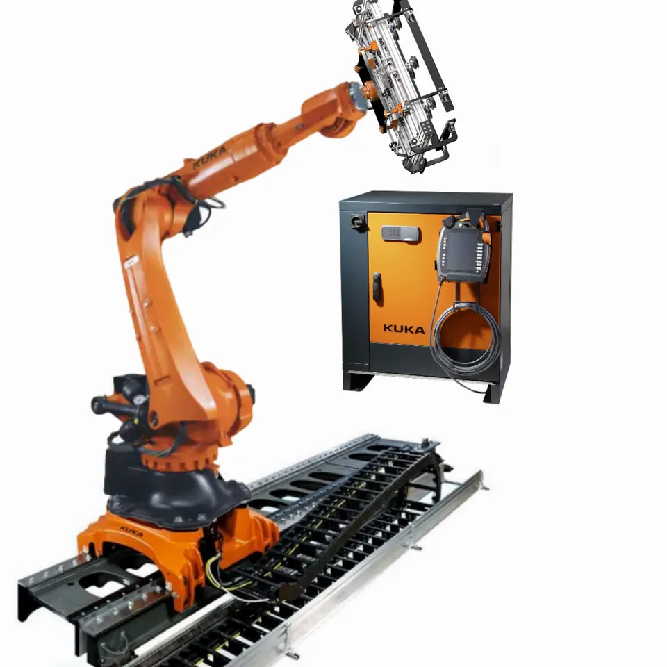 KUKA Endüstriyel Robot Kolu KR210 R2700 6 Eksenli CNGBS Robotlu Lineer ...